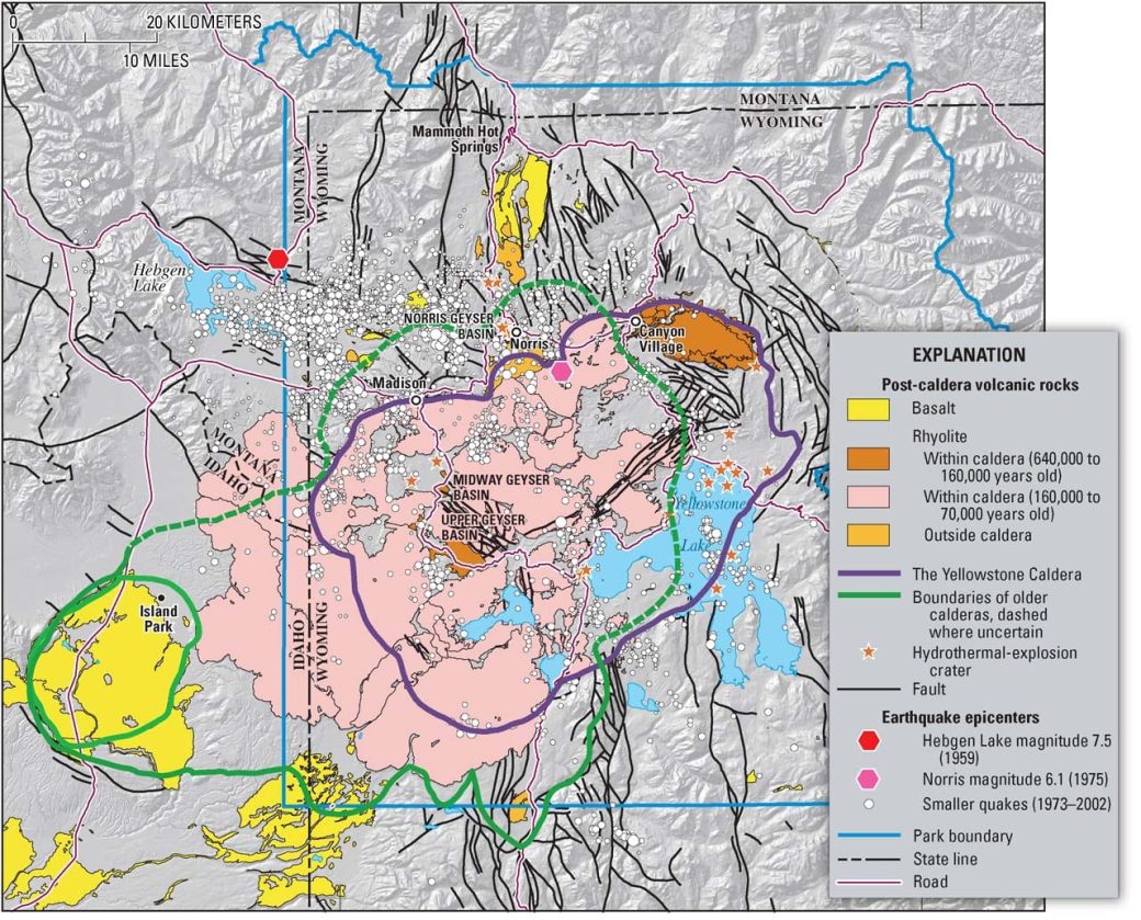 Yellowstone Caldera - Yellowstone National Park